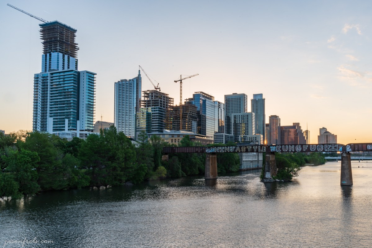 Three From a Pedestrian Bridge in Austin – Jason Frels